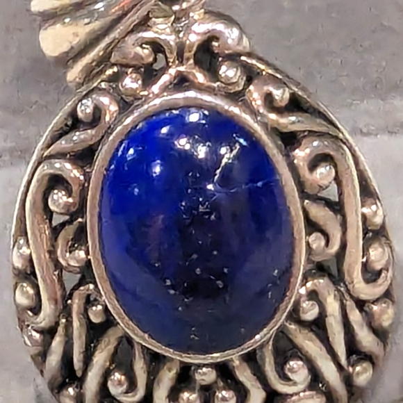 JTV | Jewelry | 6x11m Delicious Lapis Bali Style Pendant | Poshmark